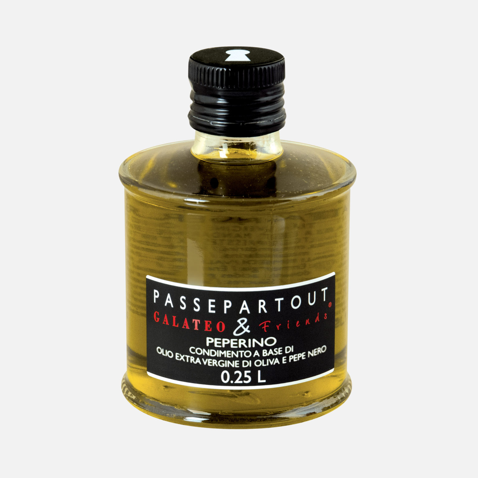 PEPERINO Extra Virgin Olive Oil & Black Pepper Condiment 250 ml ...